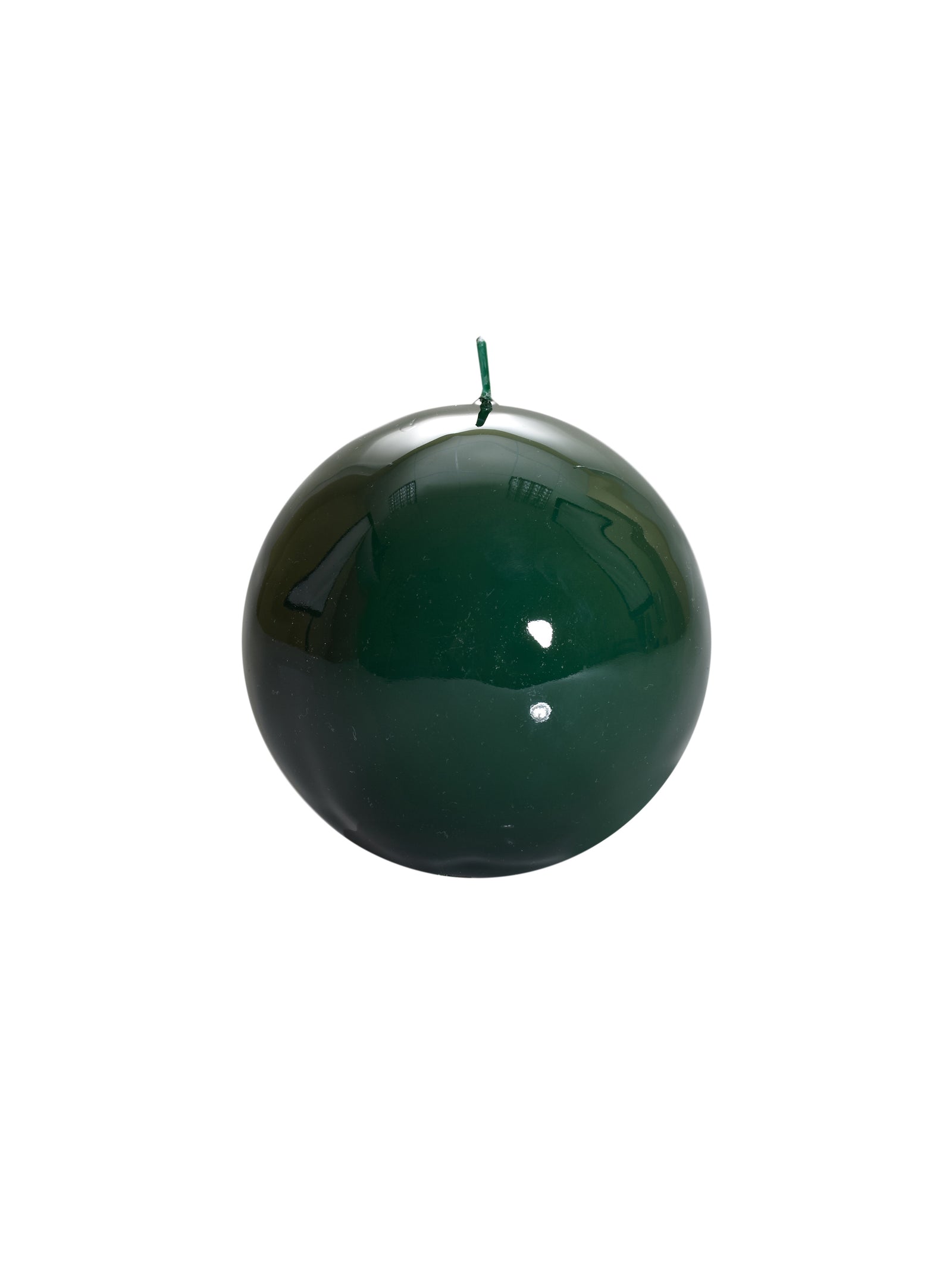 Hand-lacquered sphere candles; the ultimate accent piece