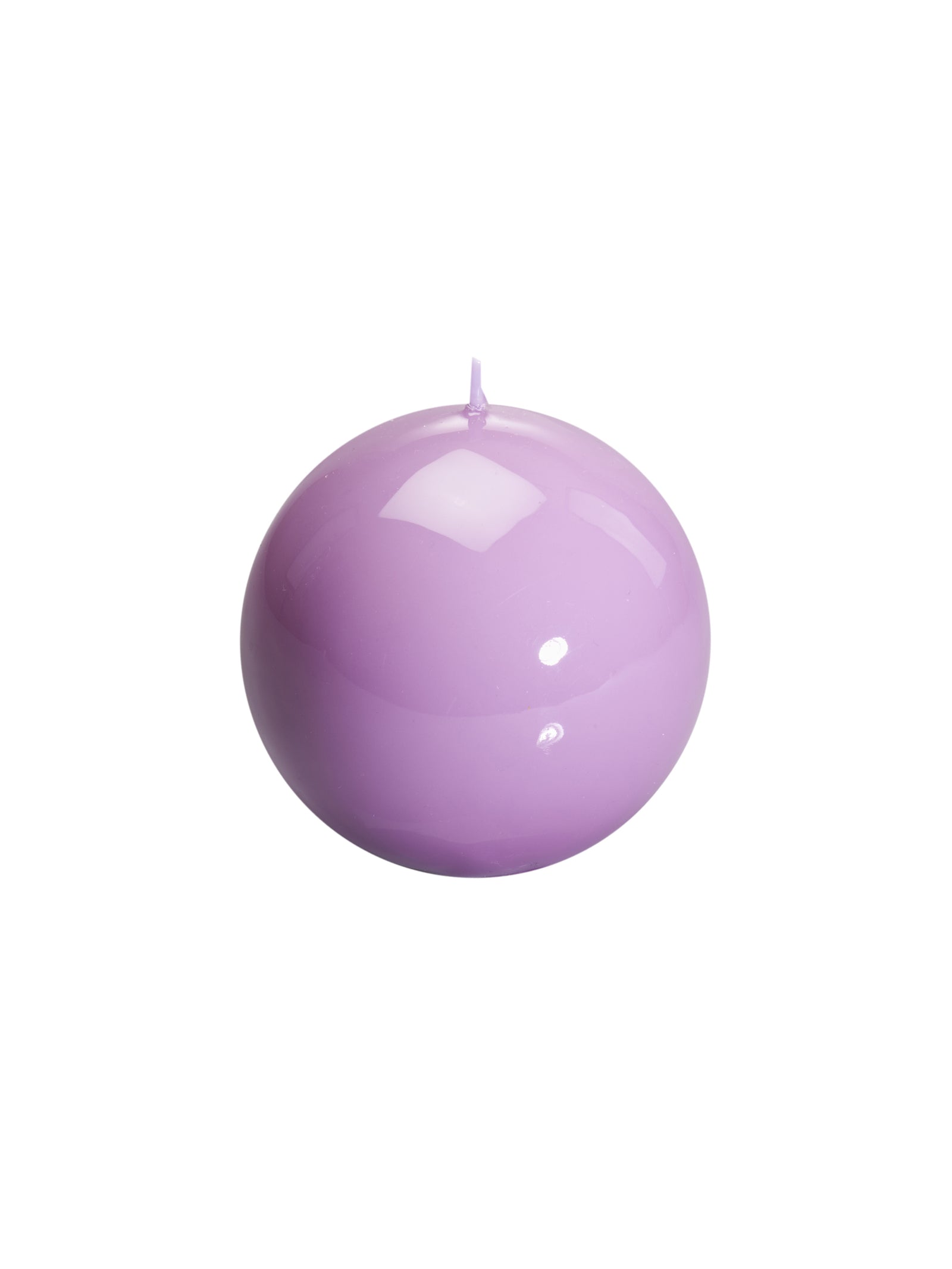 Hand-lacquered sphere candles; the ultimate accent piece