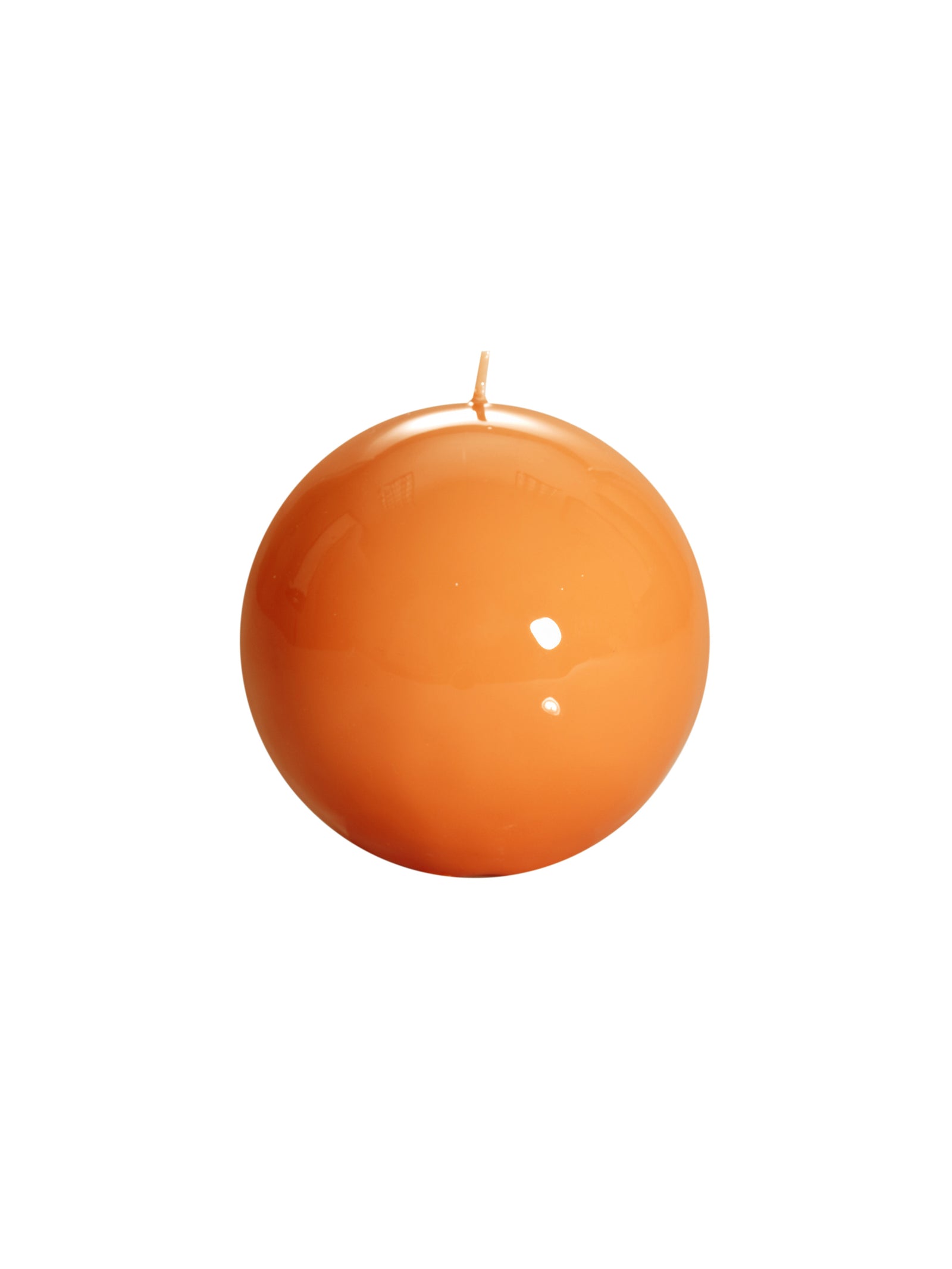 Hand-lacquered sphere candles; the ultimate accent piece