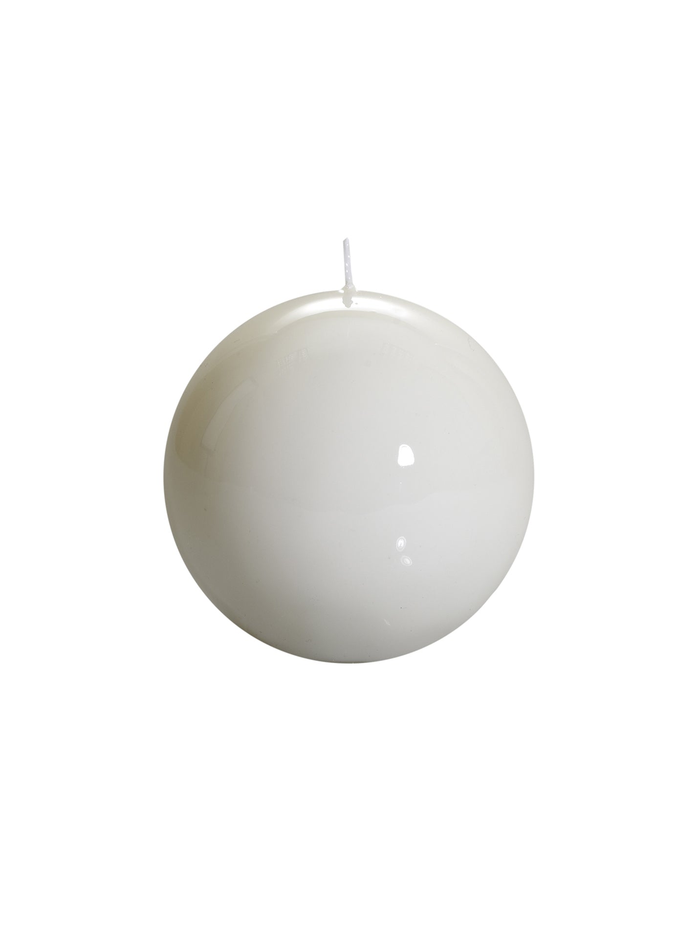 Hand-lacquered sphere candles; the ultimate accent piece